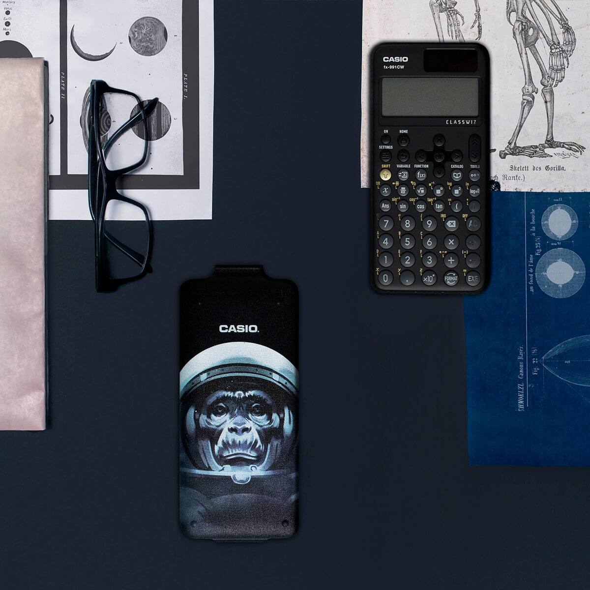 "Space" designer case | Casio