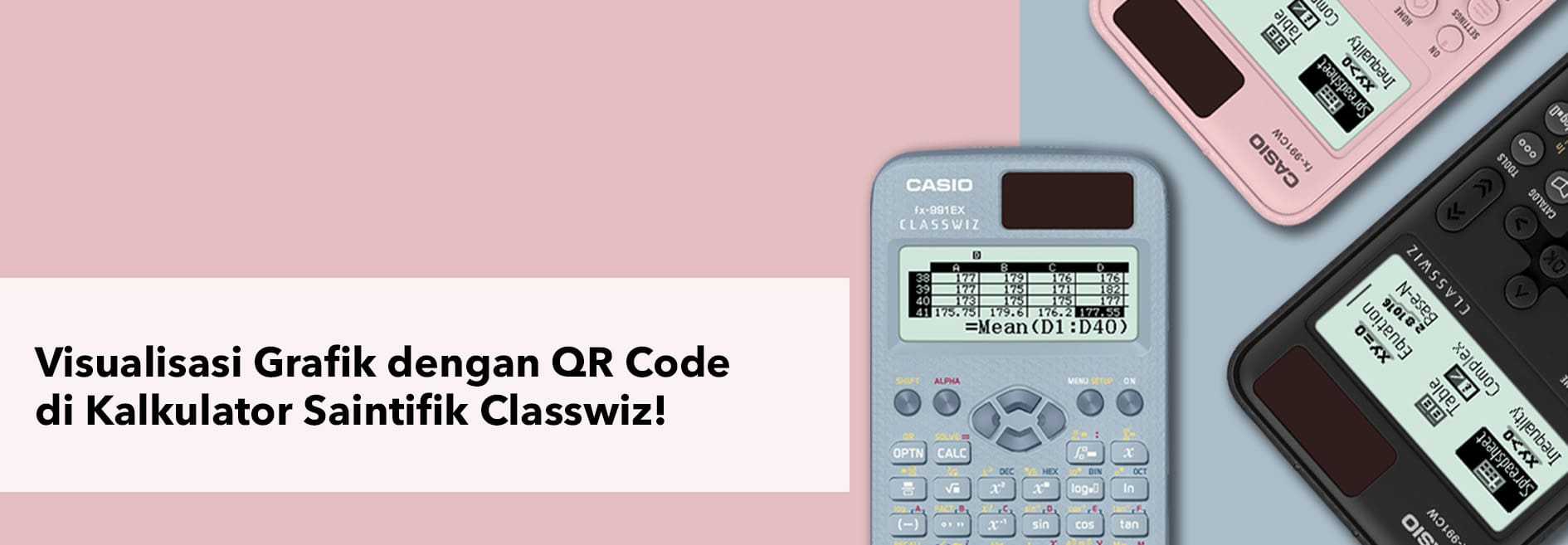 Visualisasi Grafik dengan QR Code di Kalkulator Saintifik Classwiz | CASIO INDONESIA