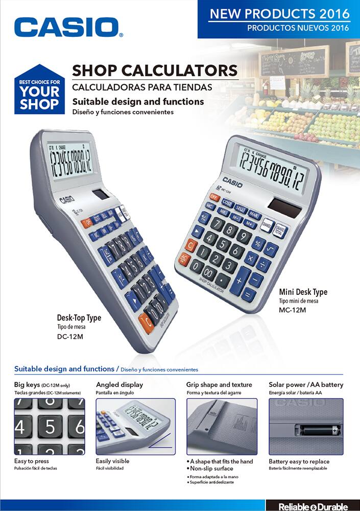 Practical Calculators - Catalog | CASIO