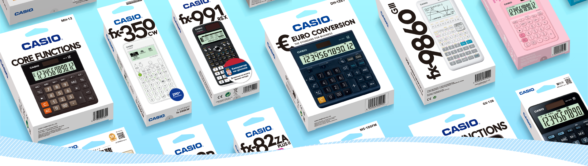 Conversion to paper packaging to reduce the amount of plastic used | CASIO