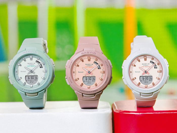 Sporty Style In Pastel Colors For our athletic girls BABY-G BSA-B100CS ...