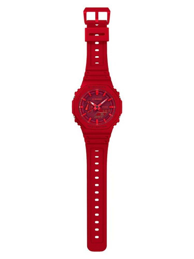 GA-2100-4A | G-SHOCK ANALOG-DIGITAL Red | CASIO CANADA