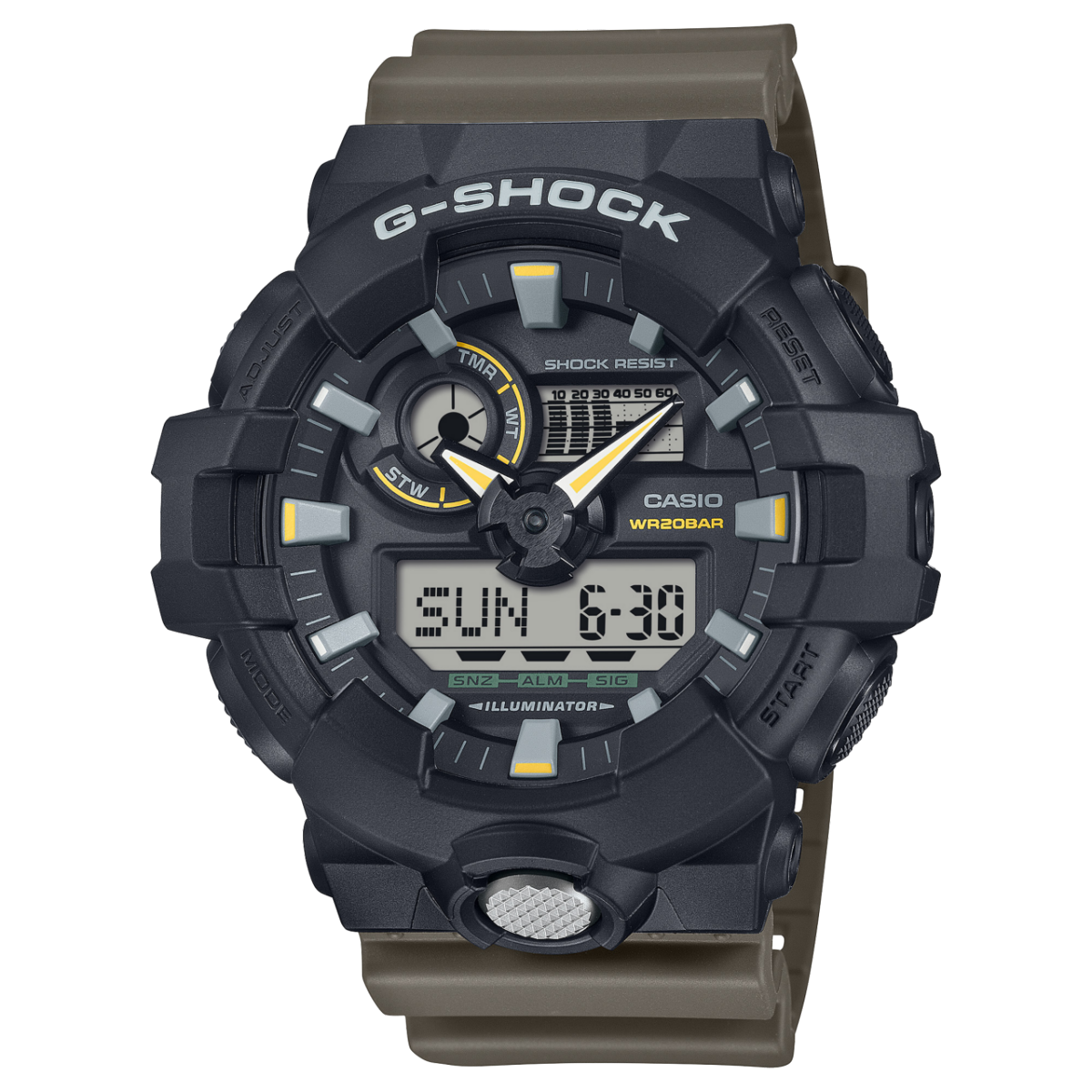 GA-710TU-1A3 | G-SHOCK ANALOG-DIGITAL 700 SERIES | CASIO INDONESIA