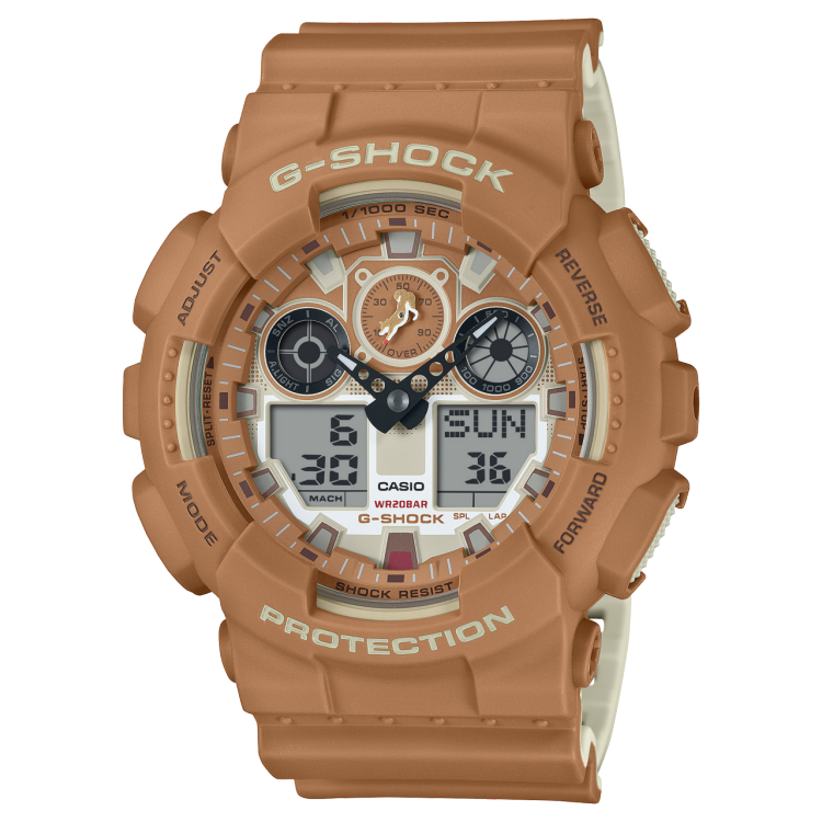 GA-100SHB-5A | G-SHOCK ANALOG-DIGITAL GA-100 SERIES | CASIO INDIA