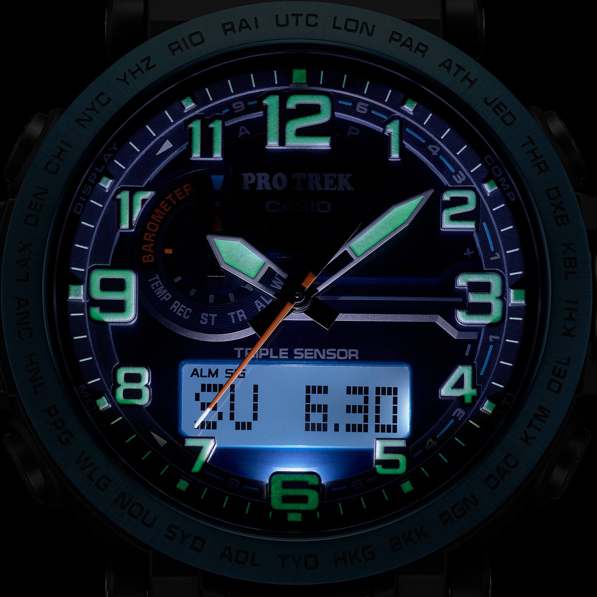 PRG-601YB-2 | PRO TREK ស៊េរី PRG-600 | CASIO CAMBODIA