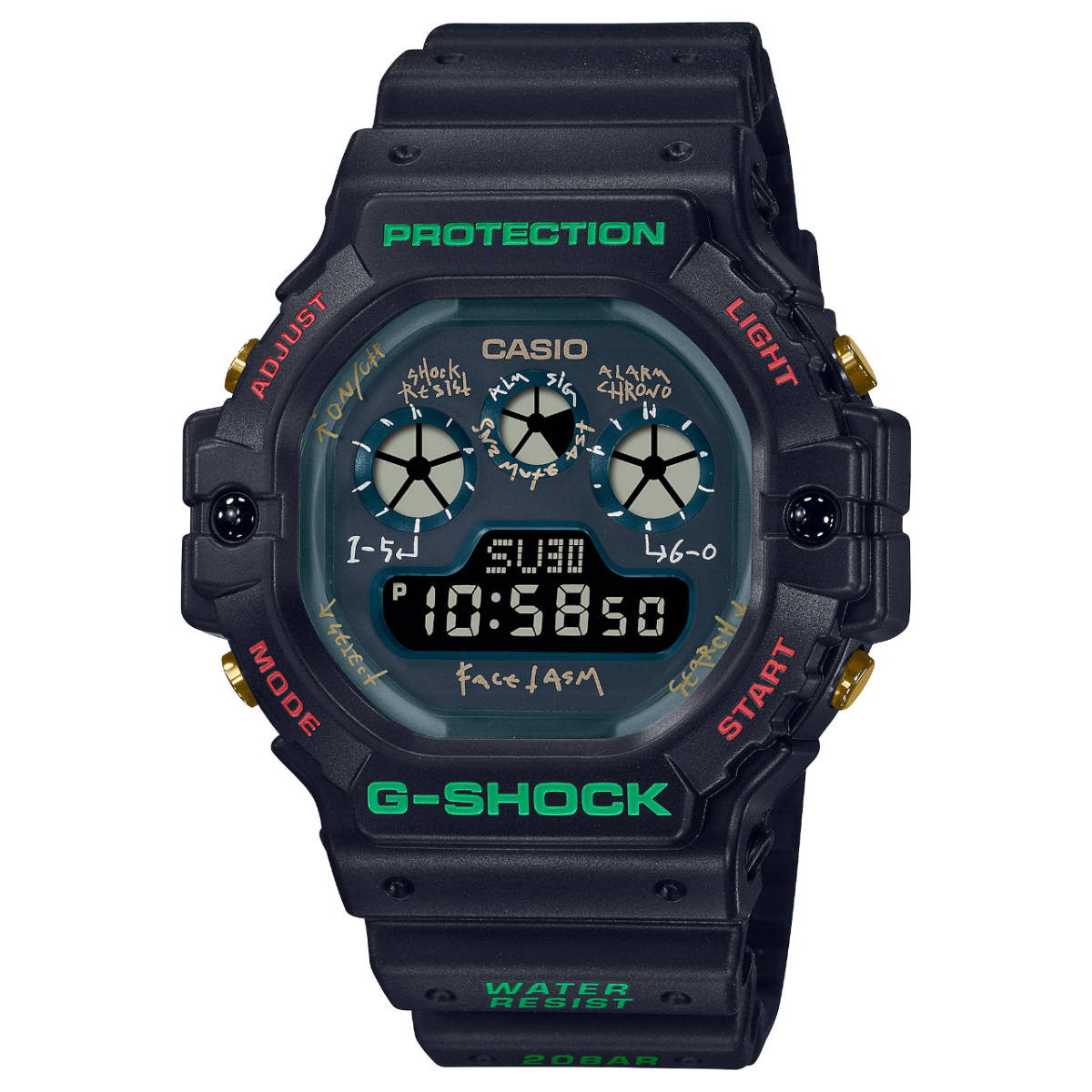 DW-5900FA-1 | G-SHOCK رقمي السلسلة 5900 | CASIO MIDDLE EAST & AFRICA