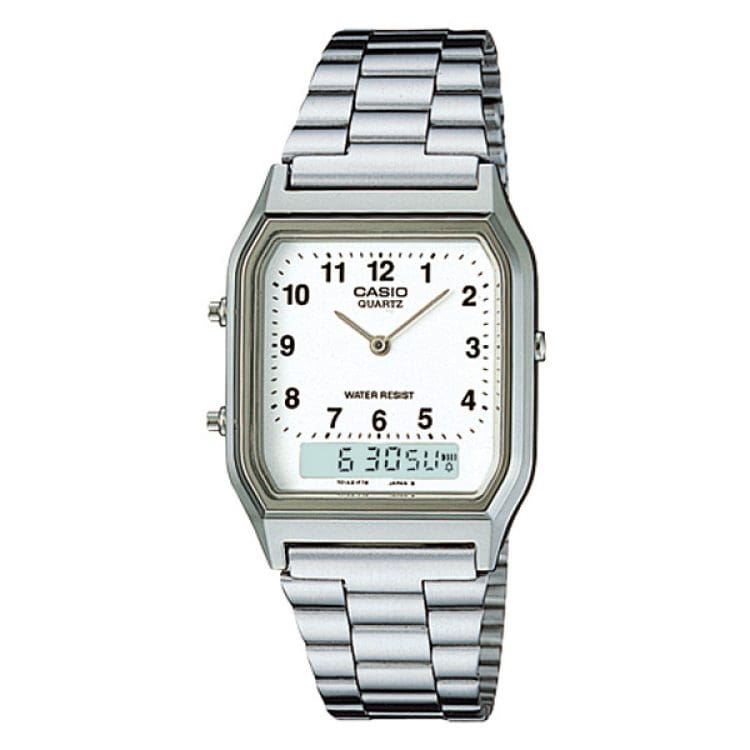 AQ-230A-7DMQY | Combinación Plateado | CASIO