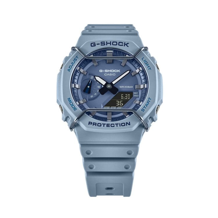 GA-2100PT-2A | G-SHOCK ANALÓGICO DIGITAL Azul, celeste | CASIO