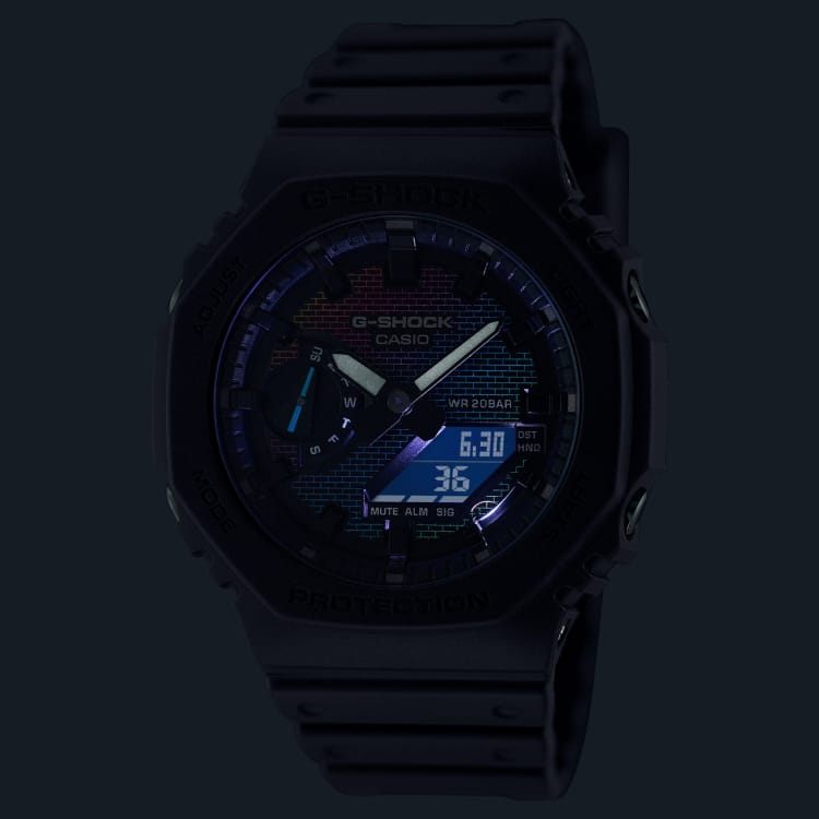 GA-2100RW-1A | G-SHOCK ANALÓGICO DIGITAL Negro | CASIO