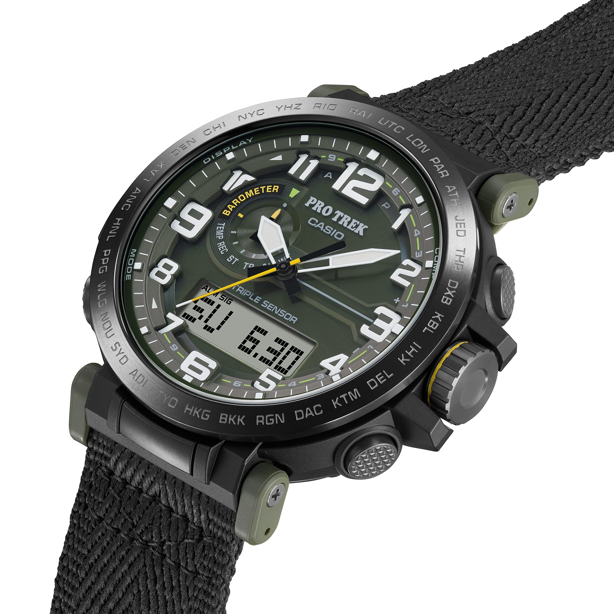 PRG-601YB-3 | PRO TREK Serie PRG-600 Negro | CASIO