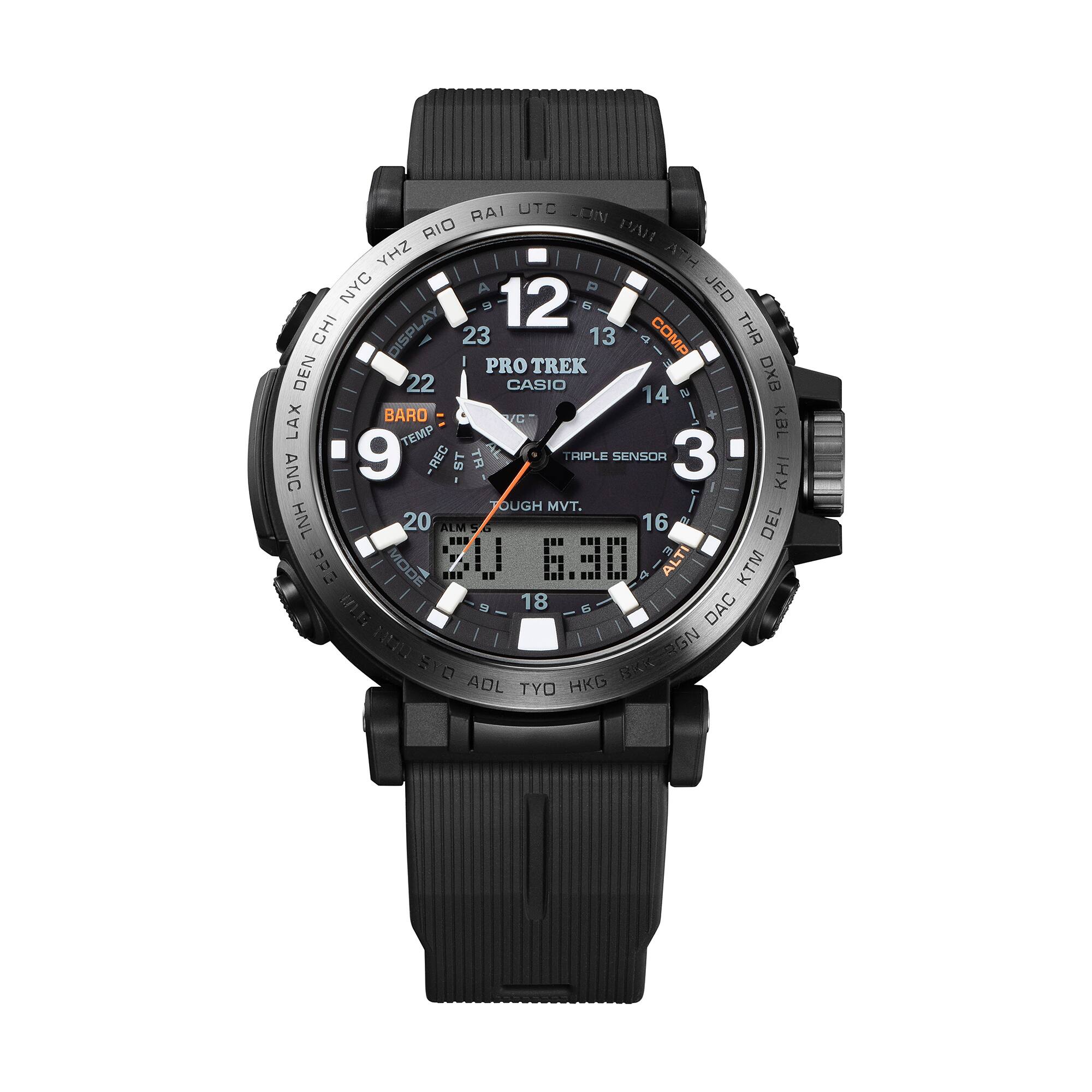PRW-6611Y-1 | PRO TREK Serie PRW-6600 Negro | CASIO