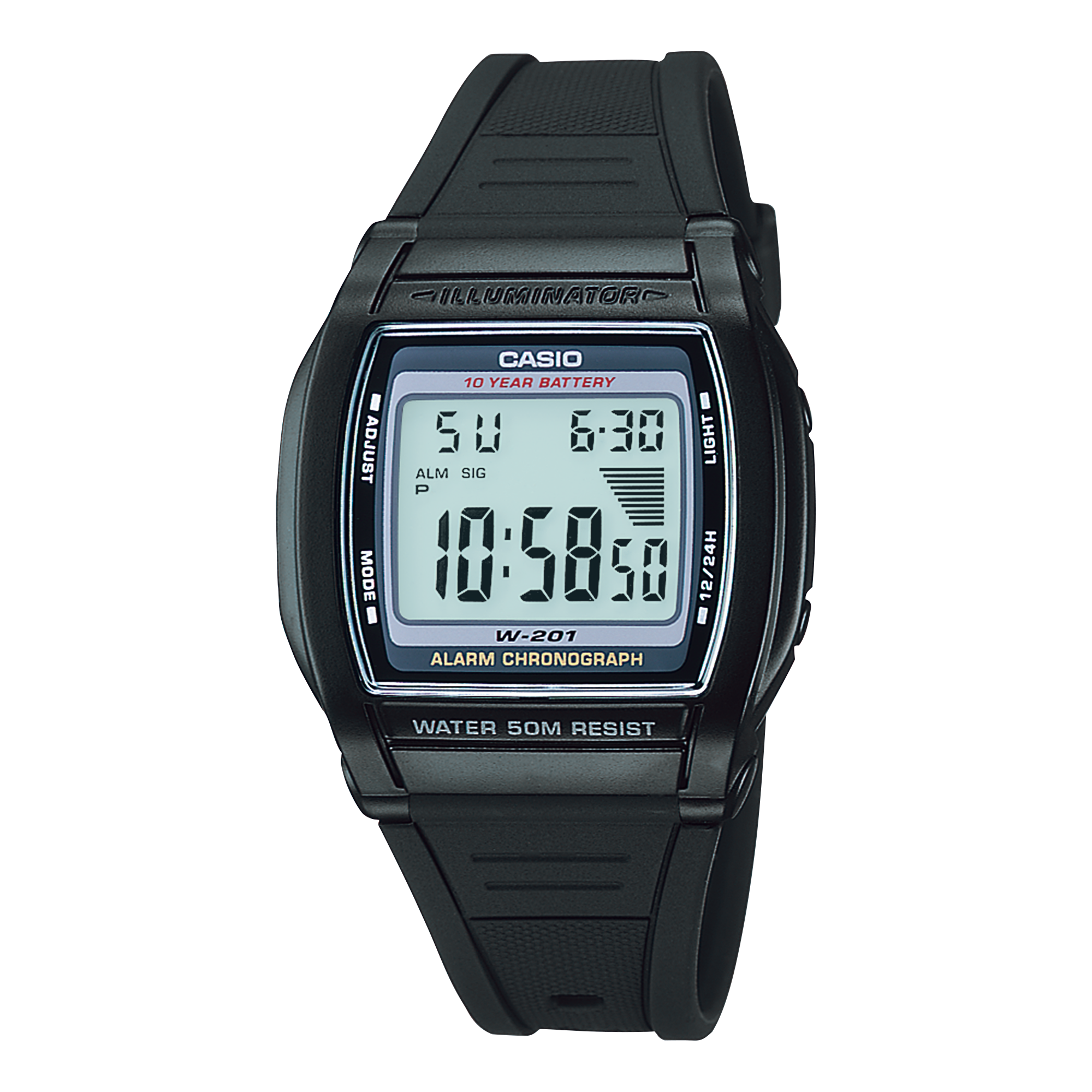 W-201-1AV | Digital Negro | CASIO