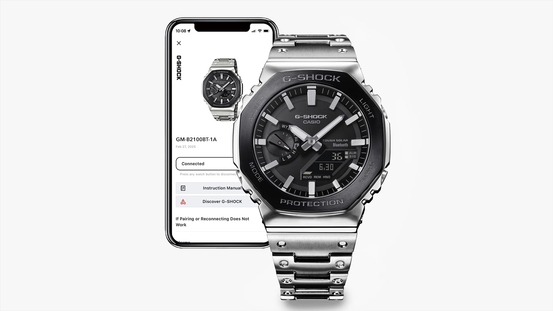 GM-B2100BT-1A | G-SHOCK FULL METAL 2100 Series | CASIO PHILIPPINES
