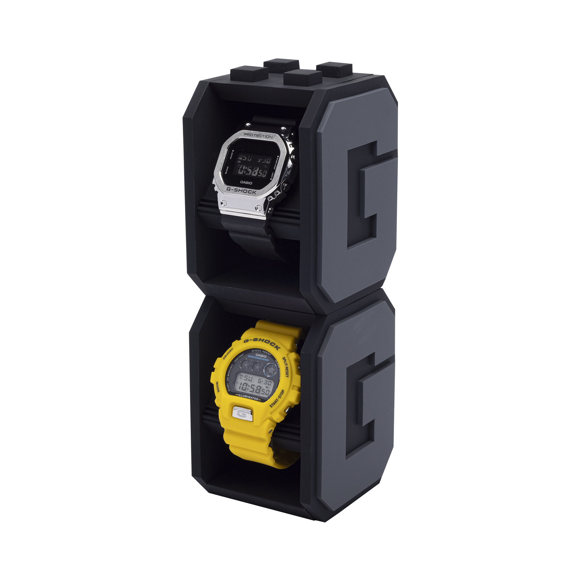 G-SHOCK Stacking Watch Stand, Set of 2（GS-STWATSTD2P） | CASIO SINGAPORE