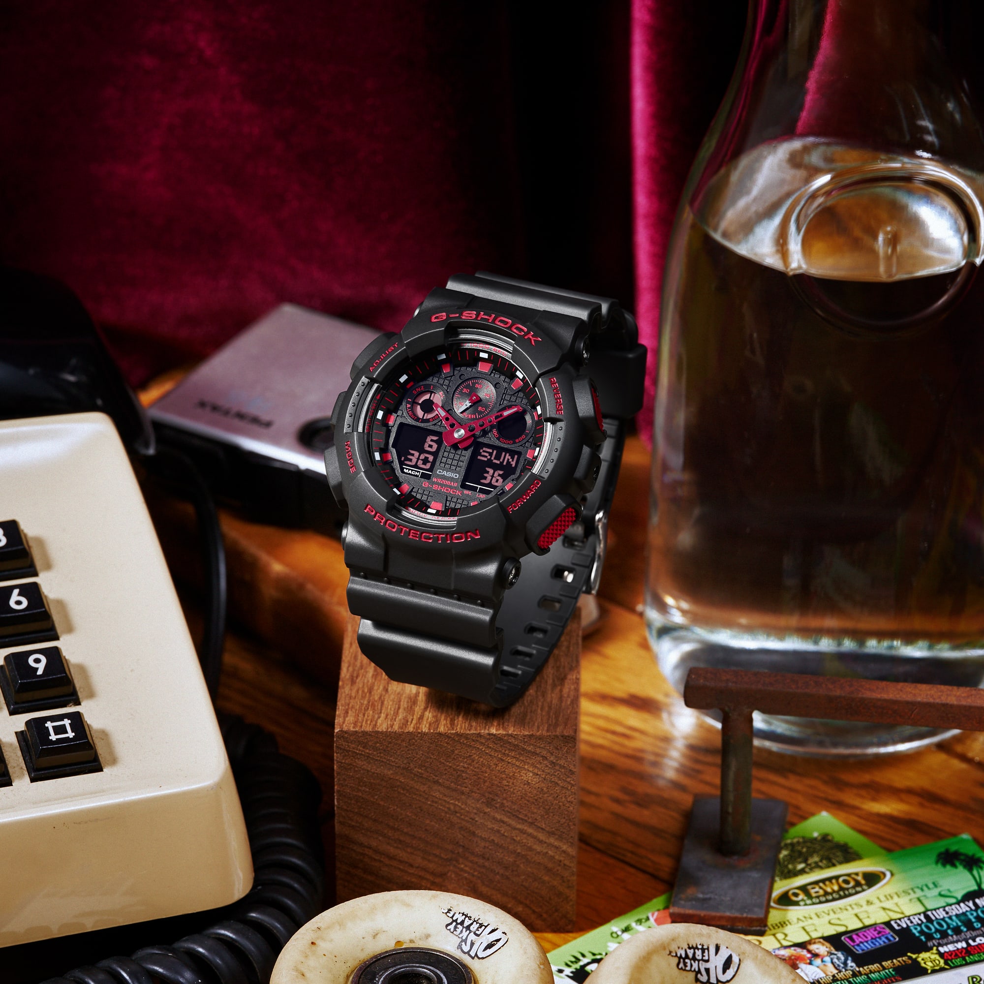 GA-100BNR-1A | G-SHOCK ANALOG-DIGITAL GA-100 SERIES | CASIO SINGAPORE