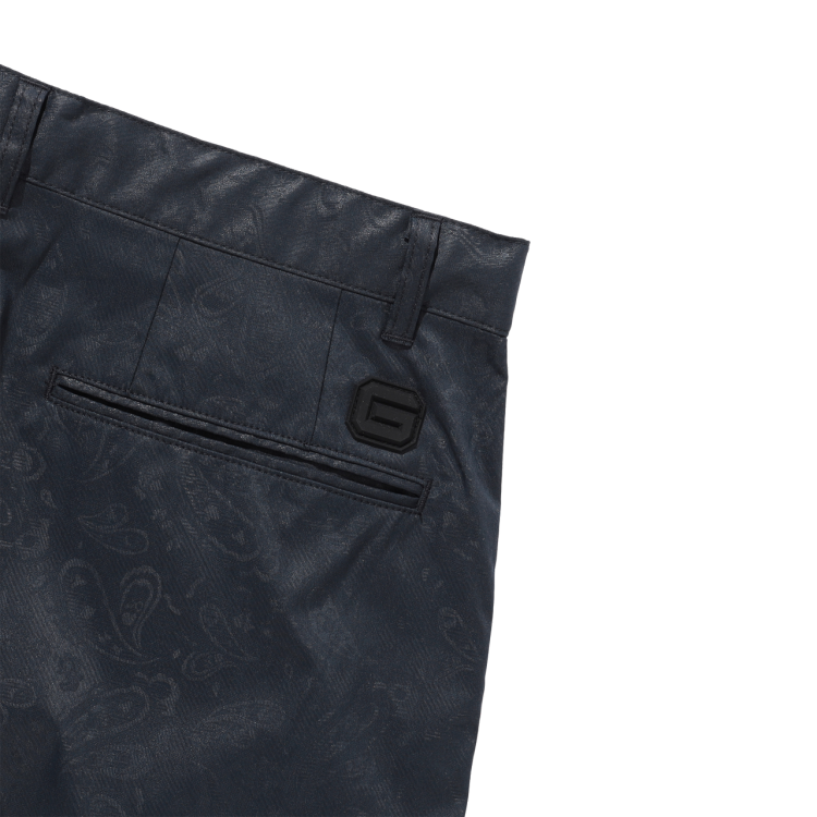 PAISLEY PATTERN EMBOSS 2P SHORTS NAVY L | CASIO
