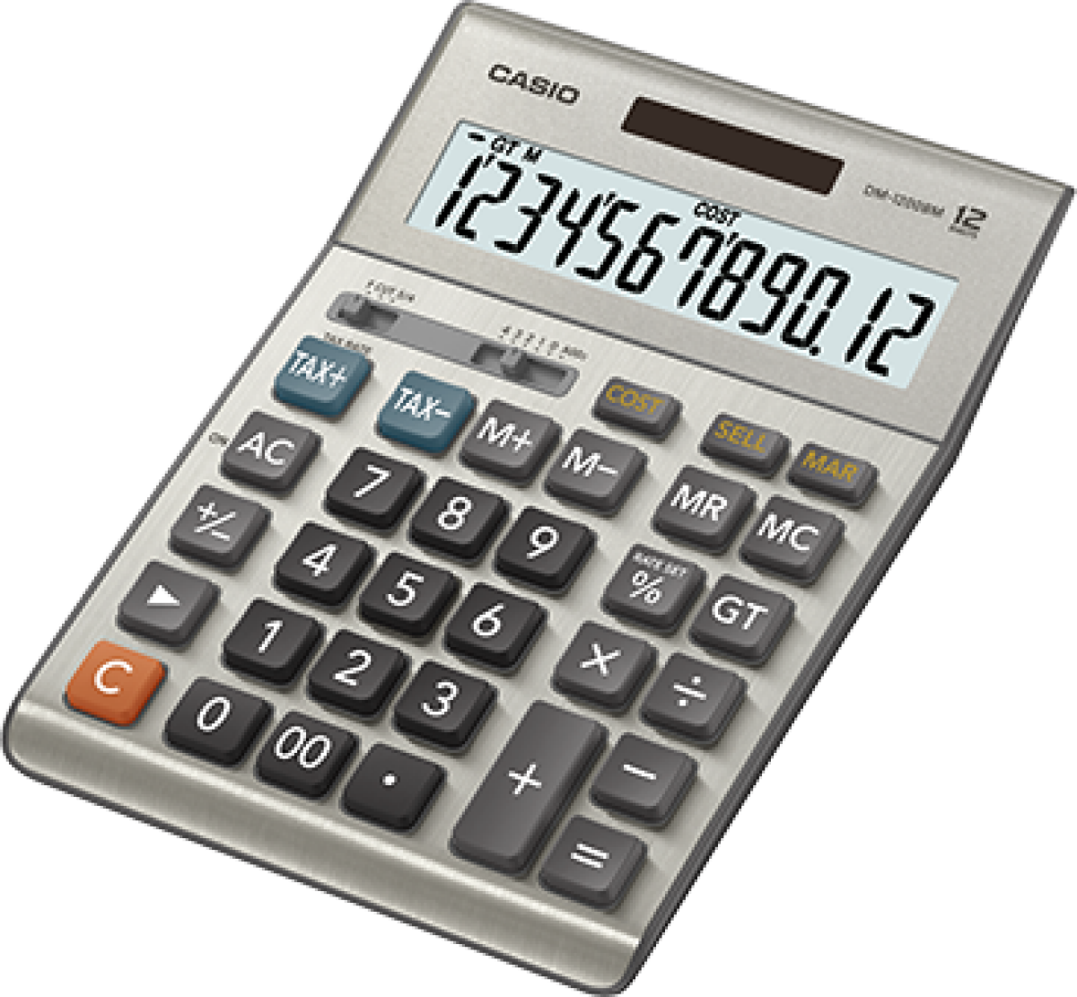 DM 1200BM 12 Digit LCD Display Desktop Calculator CASIO