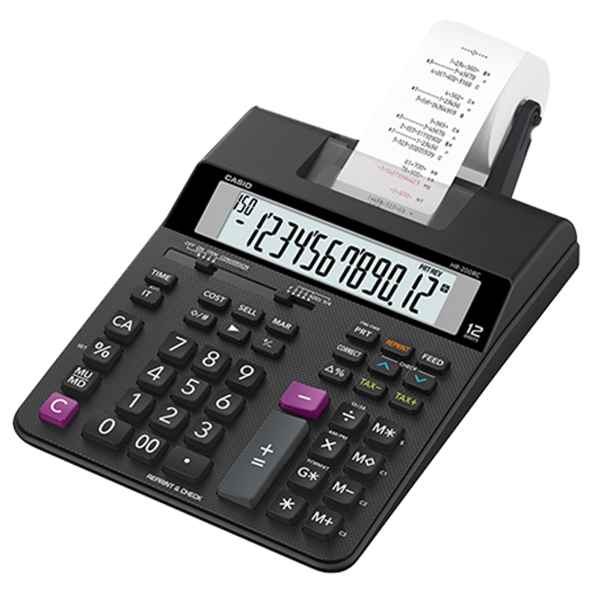 HR 200RC Compact Printing Calculator CASIO