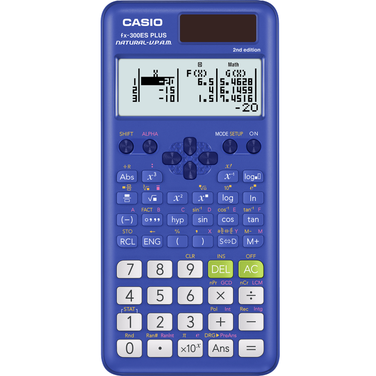 fx-300ES PLUS 2nd Edition Blue | Blue Scientific Calculator | CASIO