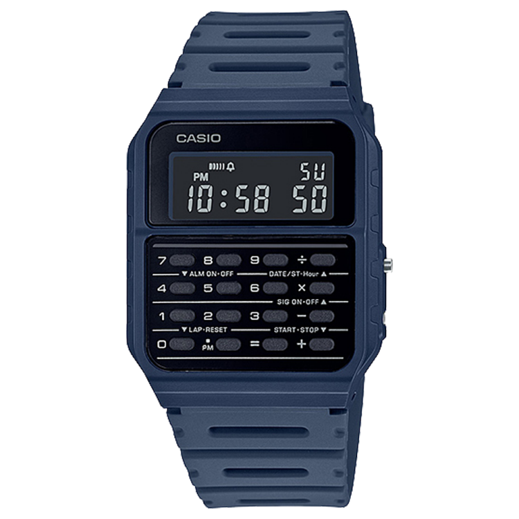 CA53WF-2B | Navy Blue Data Bank Watch | CASIO