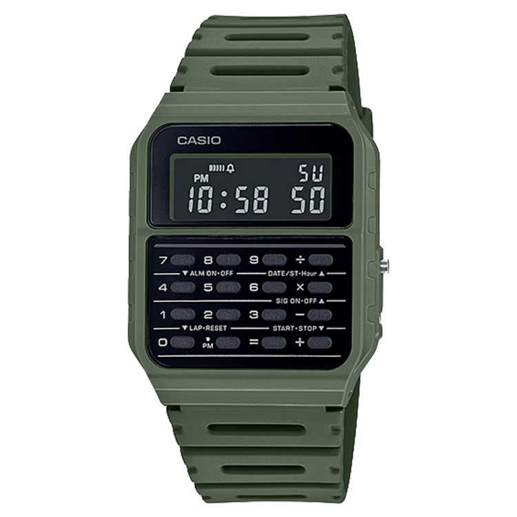 CA53WF-3B | Olive Green Data Bank Watch | CASIO