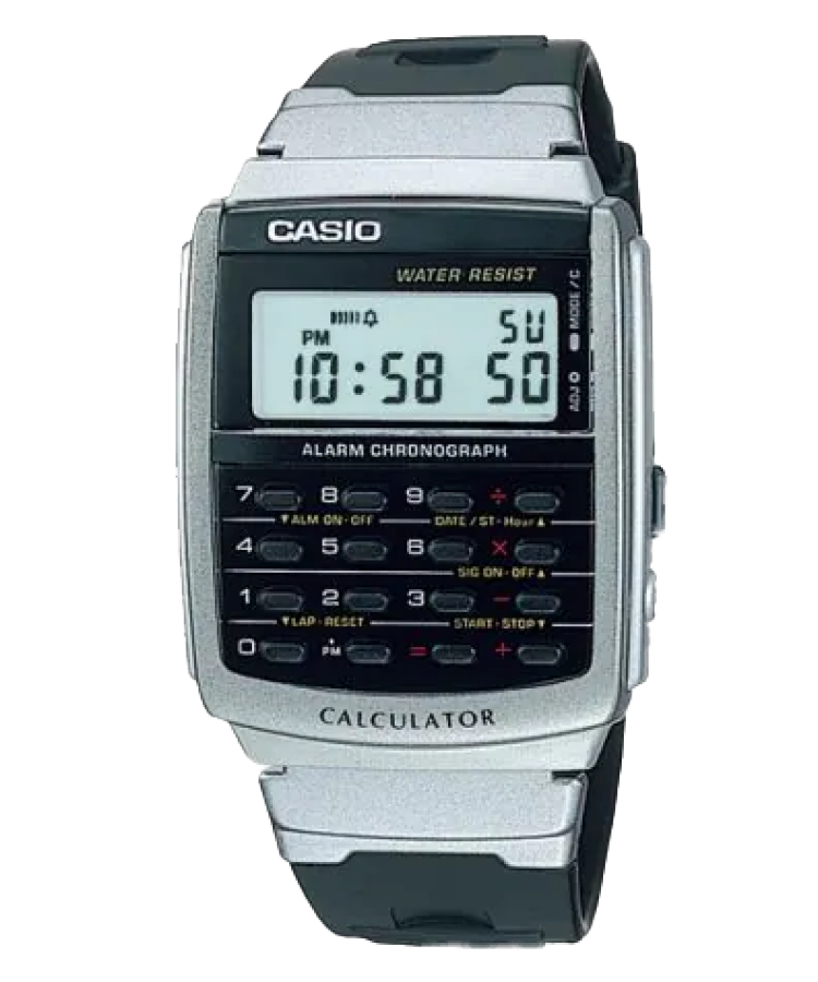 CA56-1 | Black and Silver Data Bank Watch | CASIO
