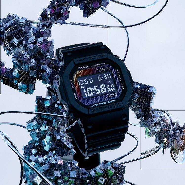 DW5600RW-1 | G-SHOCK 5600 SERIES Black | CASIO