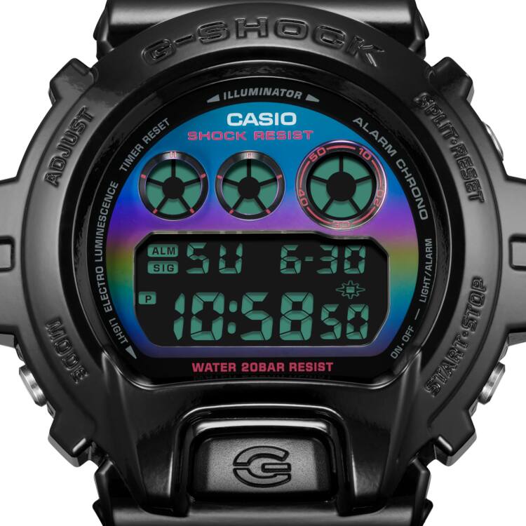 DW6900RGB-1 | G-SHOCK DIGITAL Black | CASIO