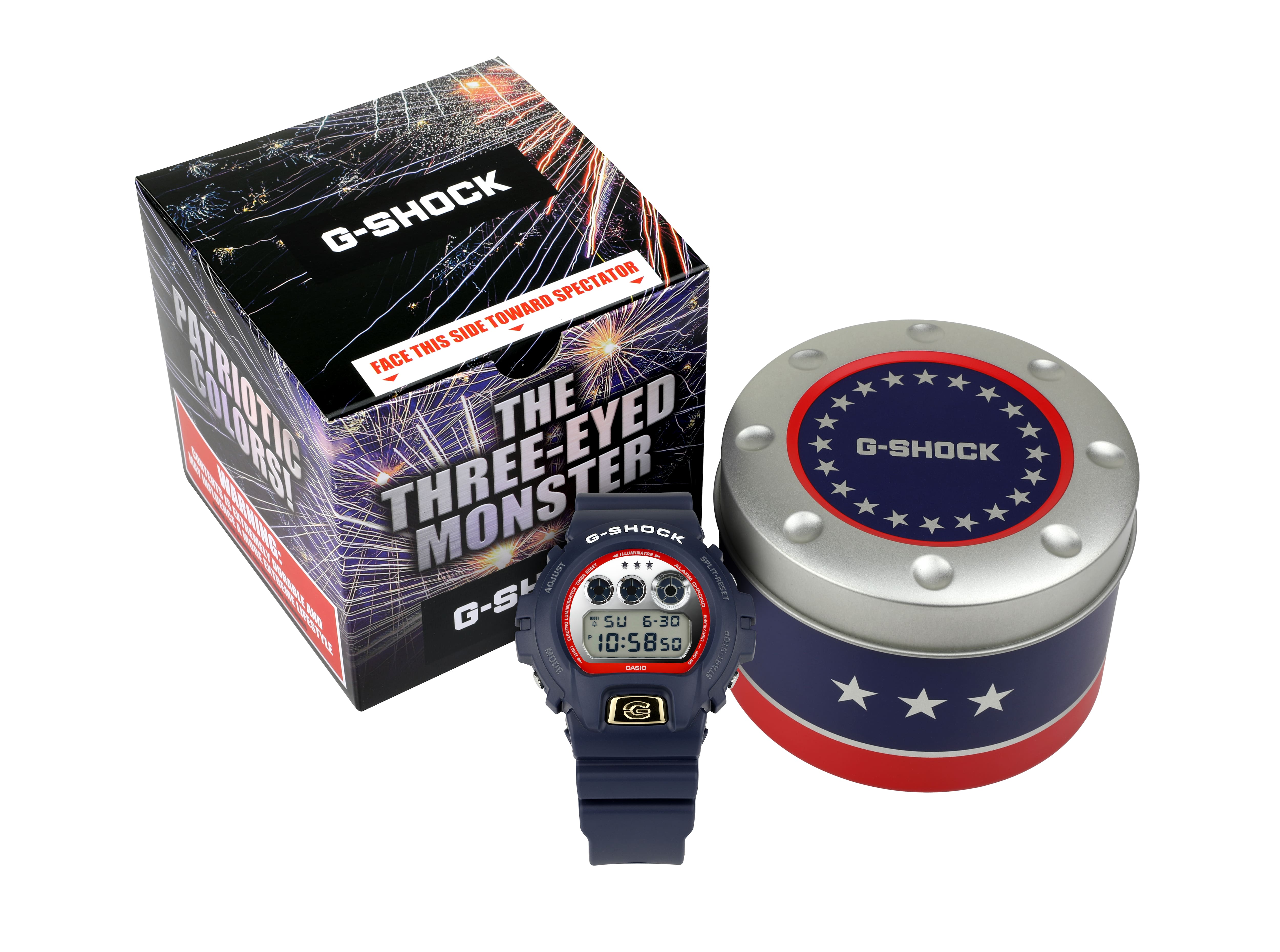 DW6900US24-2 | Navy Blue Patriotic Colors Watch | Casio G-SHOCK