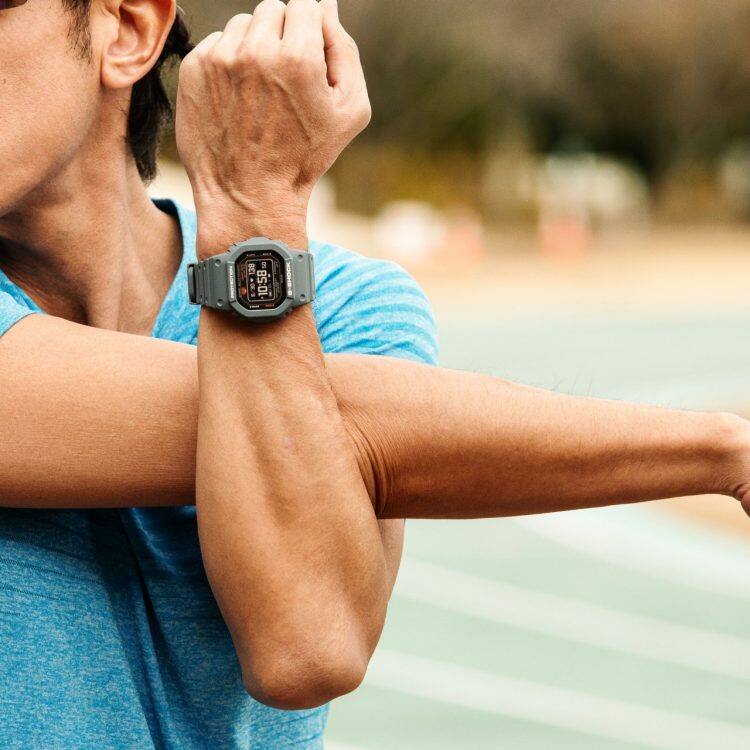 DWH5600-2 | Blue Fitness Tracking Smartwatch | MIP LCD Watch | CASIO