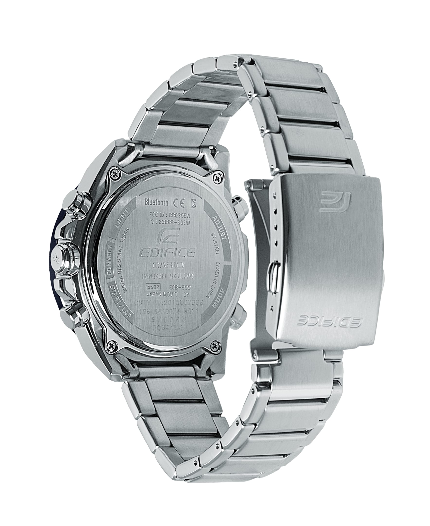ECB900DB-1C | EDIFICE Smartphone Link Model Black | CASIO