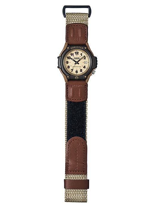 FT500WC-5BV | Brown Leather Analog Watch | CASIO