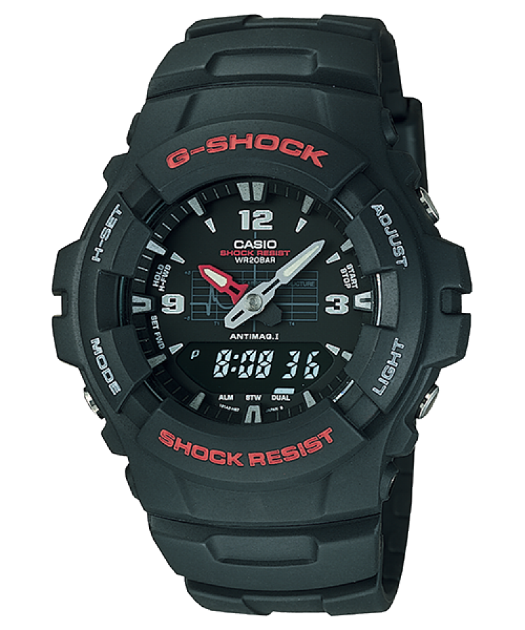 G100-1BV | Black Analog-digital Watch - G-SHOCK | CASIO