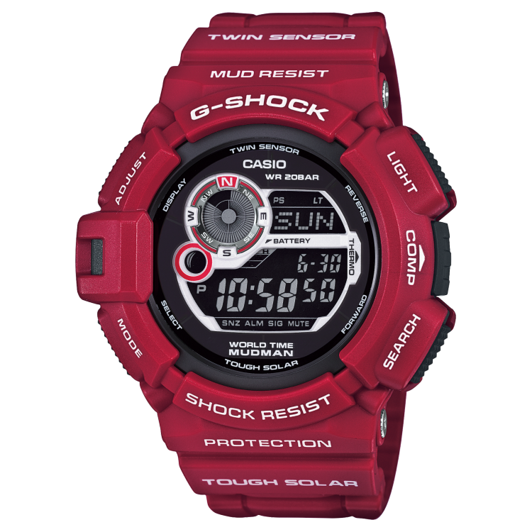G9300RD-4 | G-SHOCK MASTER OF G - LAND Red | CASIO