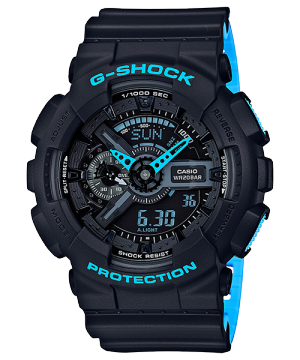 GA110BWP-2A | G-SHOCK ANALOG-DIGITAL Blue, Light blue | CASIO