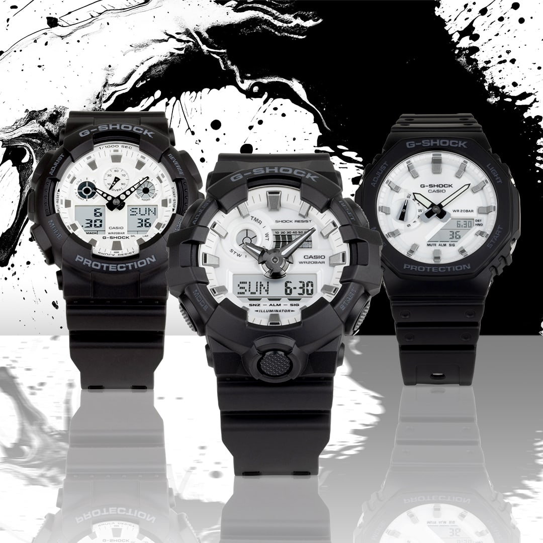 GA100WD-1A | G-SHOCK ANALOG-DIGITAL Black | CASIO