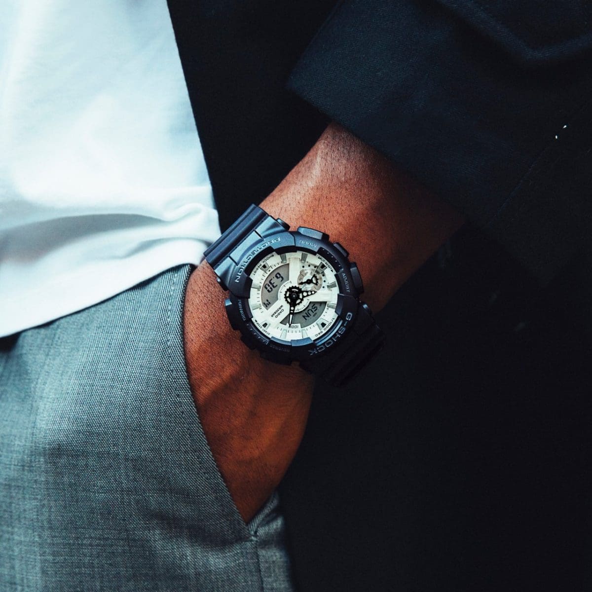 GA110WD-1A | G-SHOCK ANALOG-DIGITAL Black | CASIO