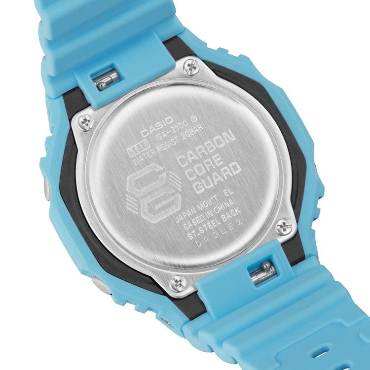 GA2100-2A2 | Light Blue, Blue Analog-Digital G-SHOCK Watch | Casio G-SHOCK