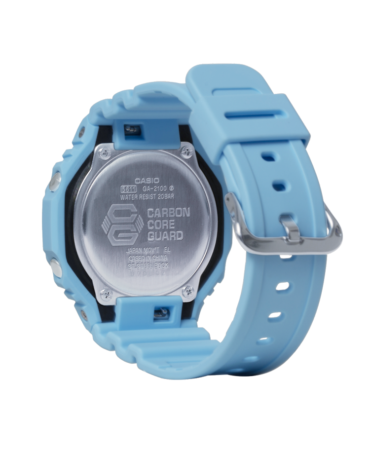 GA2100-2A2 | Light Blue, Blue Analog-Digital G-SHOCK Watch | Casio G-SHOCK