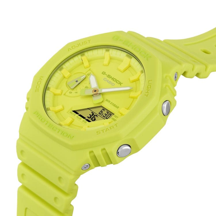 GA2100-9A9 | Yellow Analog-Digital G-SHOCK Watch | Casio G-SHOCK