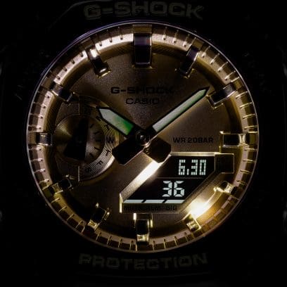 GA2100GB-1A | G-SHOCK 2100 Series Black | CASIO