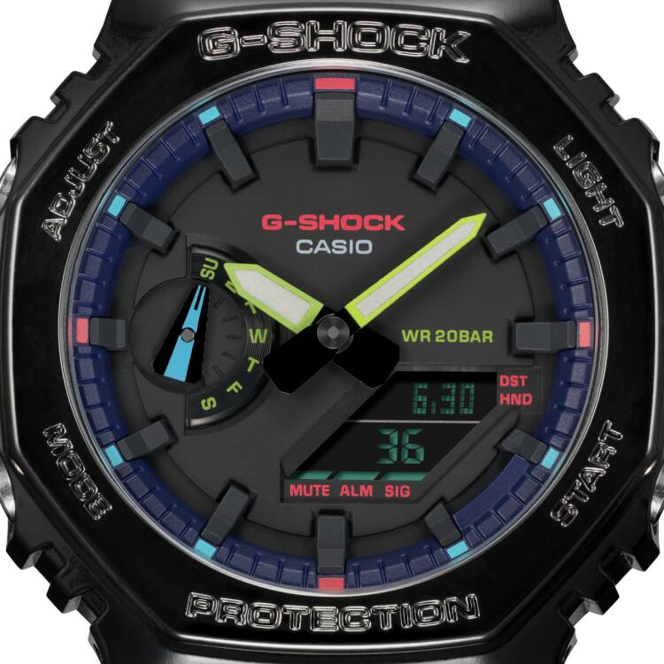 GA2100RGB-1A | G-SHOCK 2100 Series Black | CASIO
