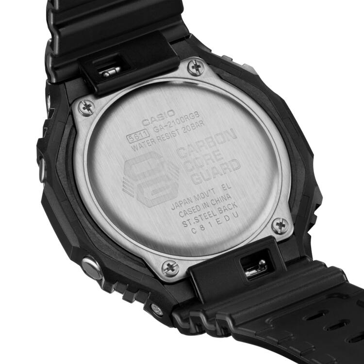 GA2100RGB-1A | G-SHOCK 2100 Series Black | CASIO