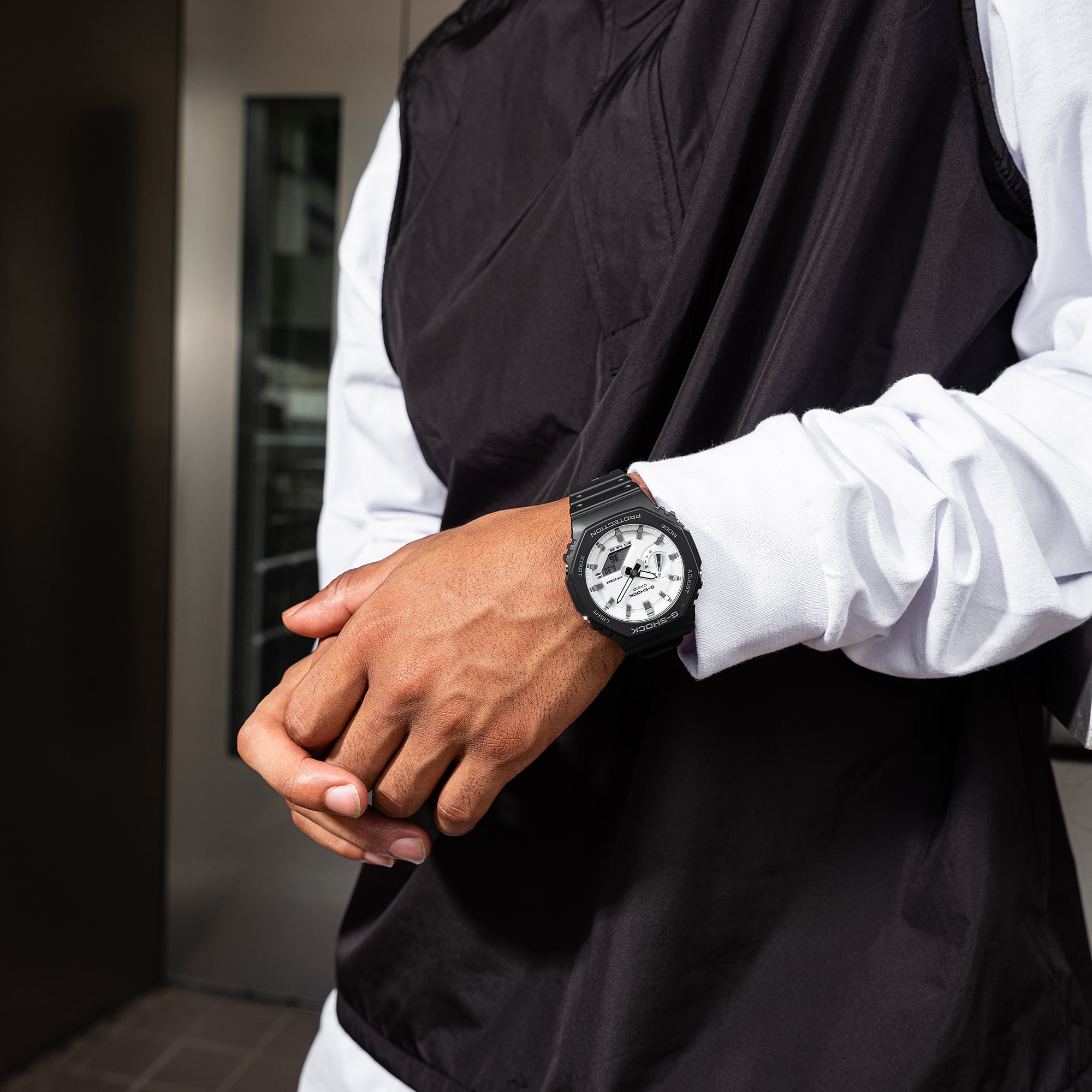 GA2100WD-1A | G-SHOCK 2100 Series Black | CASIO