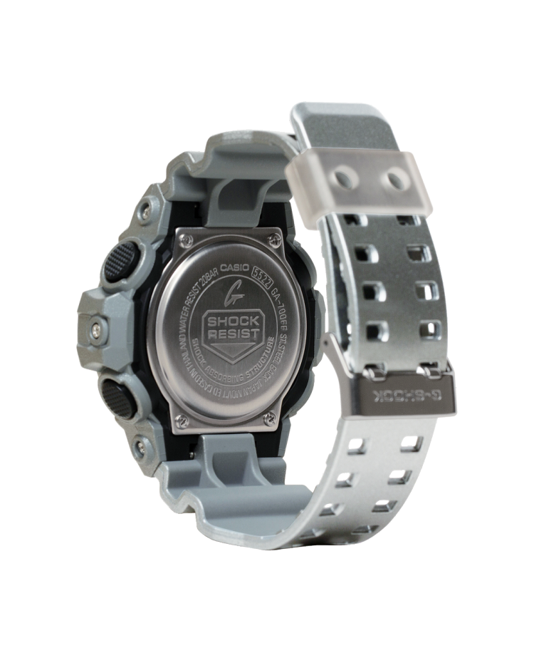 GA700FF-8A | Retro Futuristic Metallic Silver Men’s Watch by G-SHOCK ...