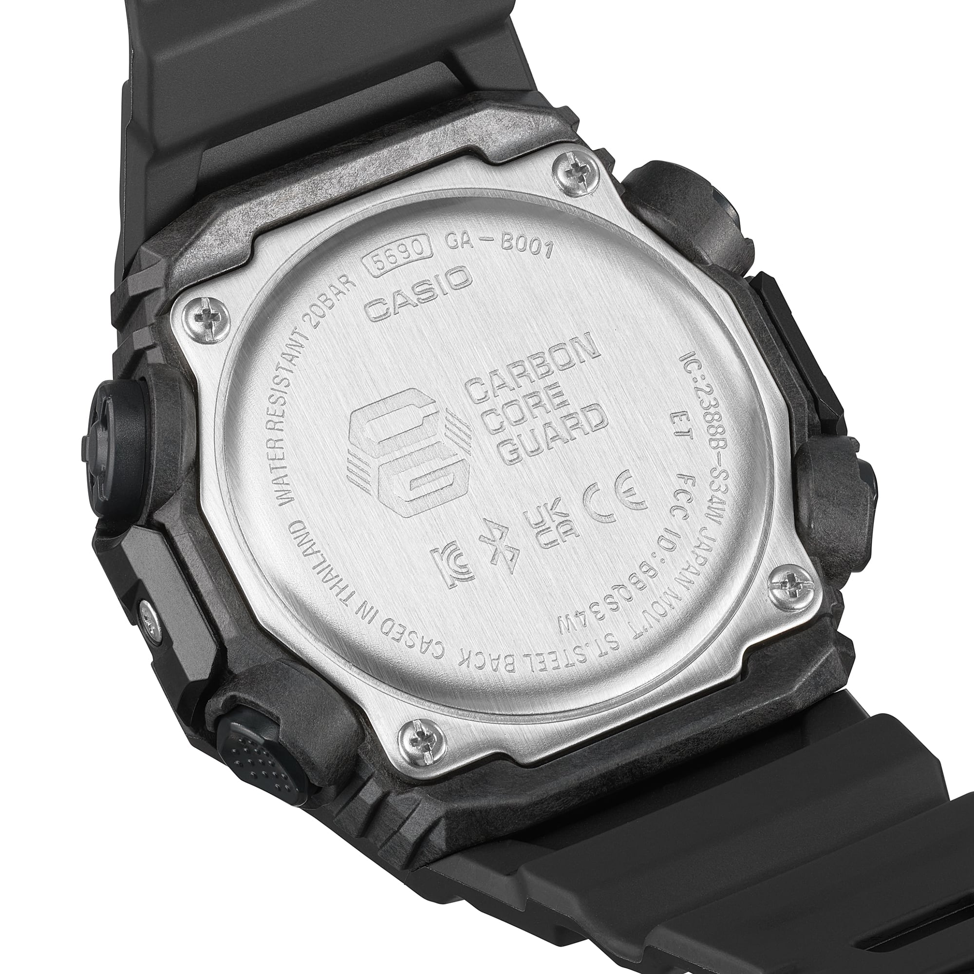 GAB001-1A | G-SHOCK ANALOG-DIGITAL Black | CASIO
