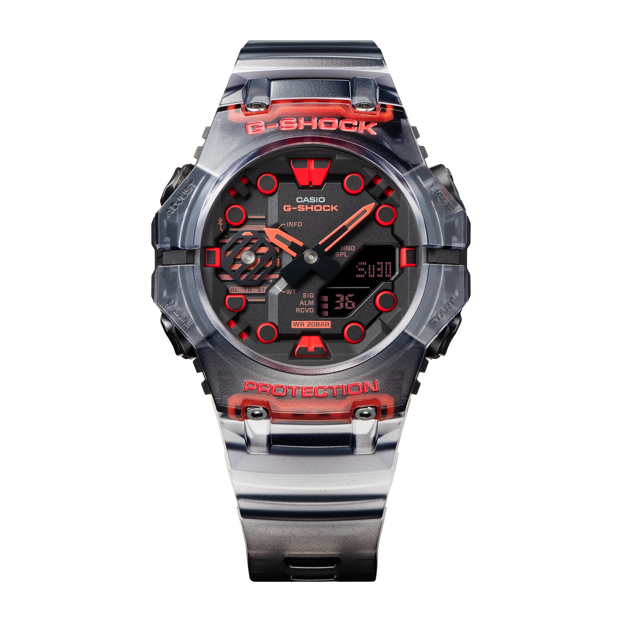 GAB001G-1A | G-SHOCK ANALOG-DIGITAL Transparent color | CASIO