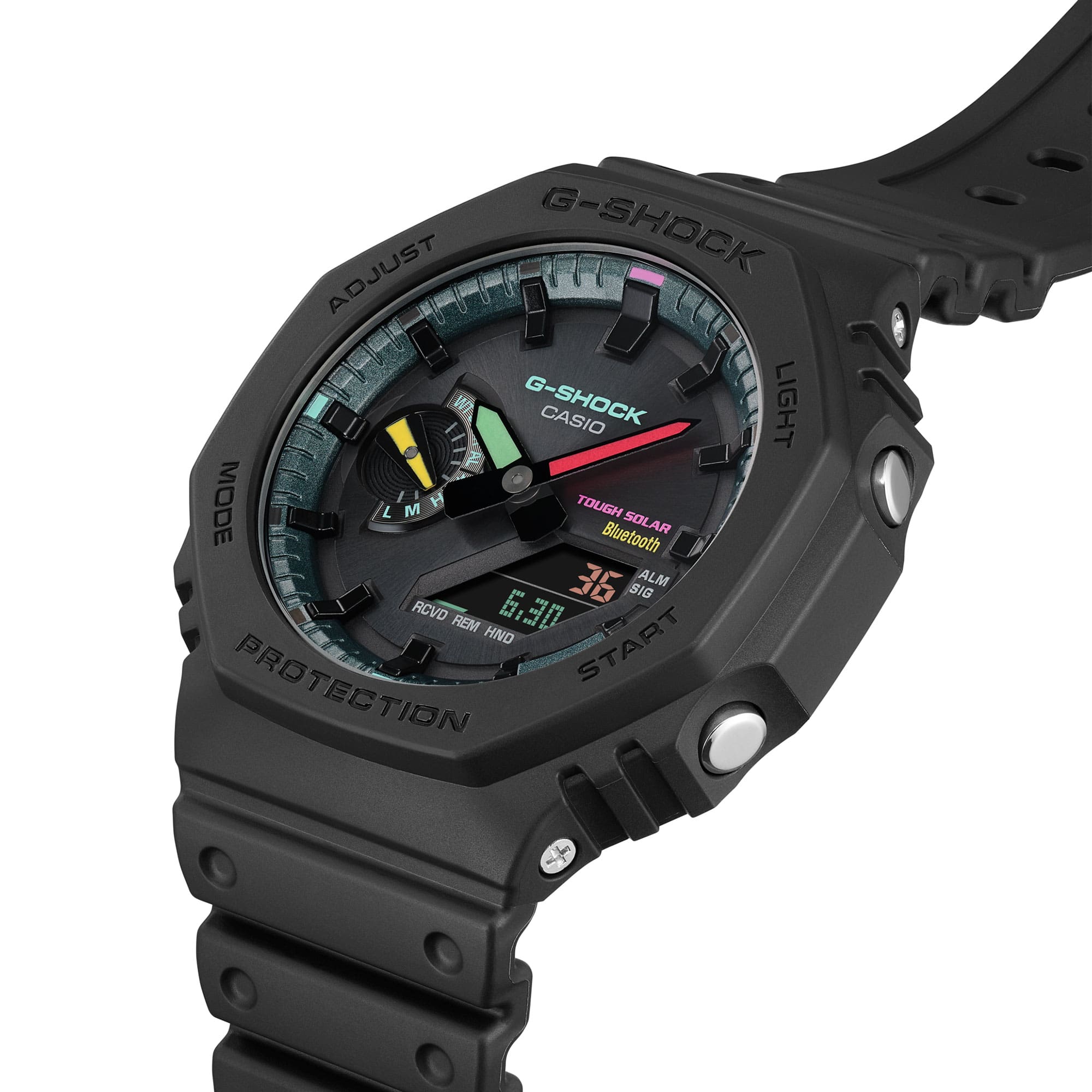 GAB2100MF-1A | Multifluorescent Octagonal Bezel Watch | Casio G-SHOCK