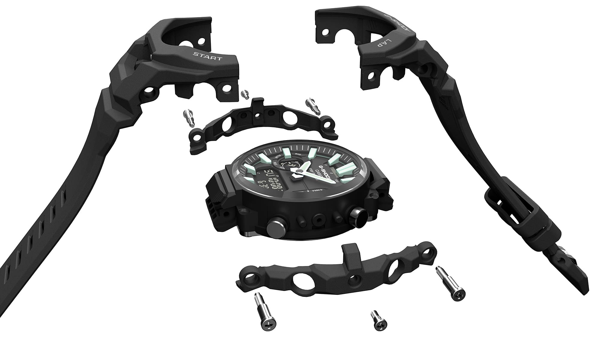 GBA950-1A | G-SHOCK G-SHOCK MOVE Black | CASIO