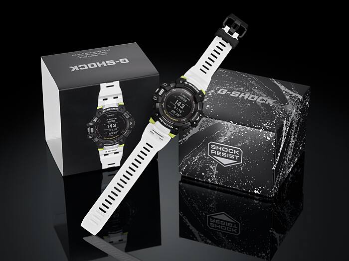 GBDH1000-1A7 | Digital Black and White Heart-Rate Men's Watch G-SHOCK ...